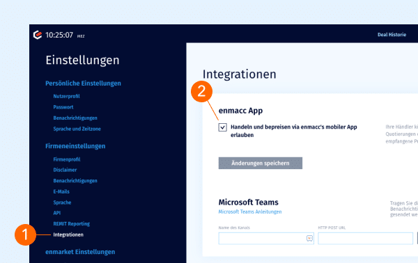 entender mobil nutzen: Handelsfreigabe, RFQ-Einschränkungen und ...